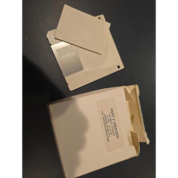 Ibm | Media | Floppy Disk Box Of 9 New 44 Mb Pc Format 35 | Poshmark